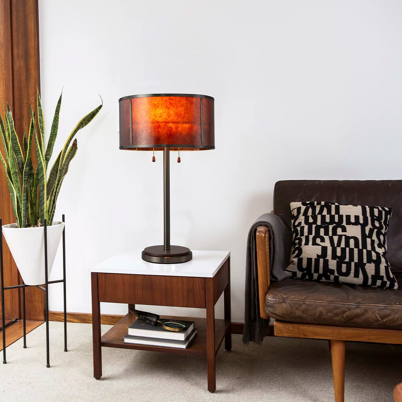 Layers Natural Mica - Table Lamp – Stembulbs LLC